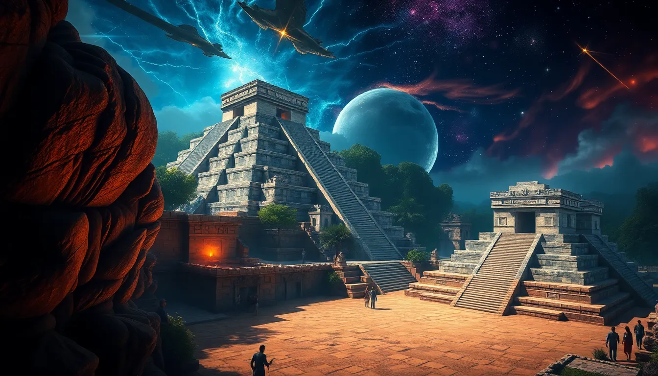 The Sacred Sites of the Mayan Universe: Connecting the Three Realms ...