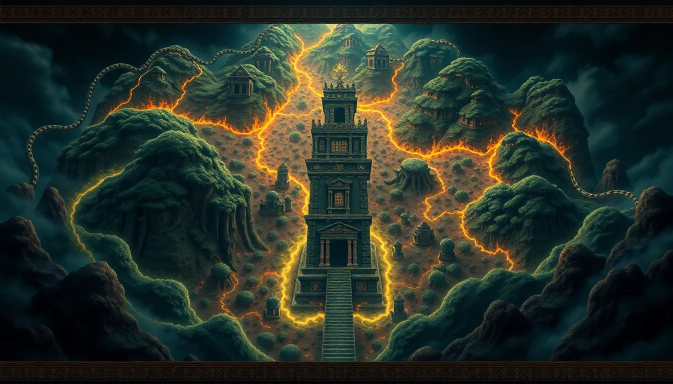 Xibalba's Geography: Mapping the Dark Realms of the Underworld - Mayan Mythology