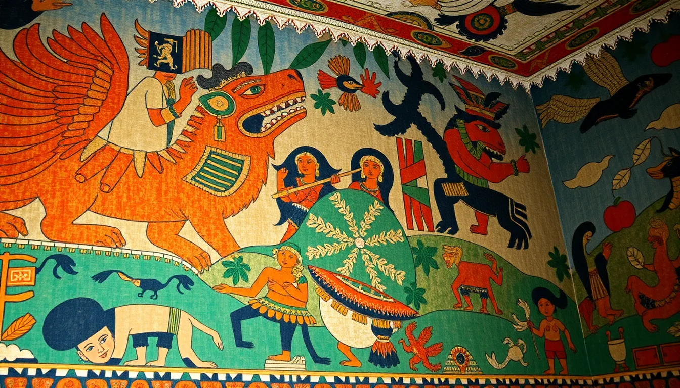 Legends in Color: The Rich Tapestry of Mayan Temple Murals Explained ...