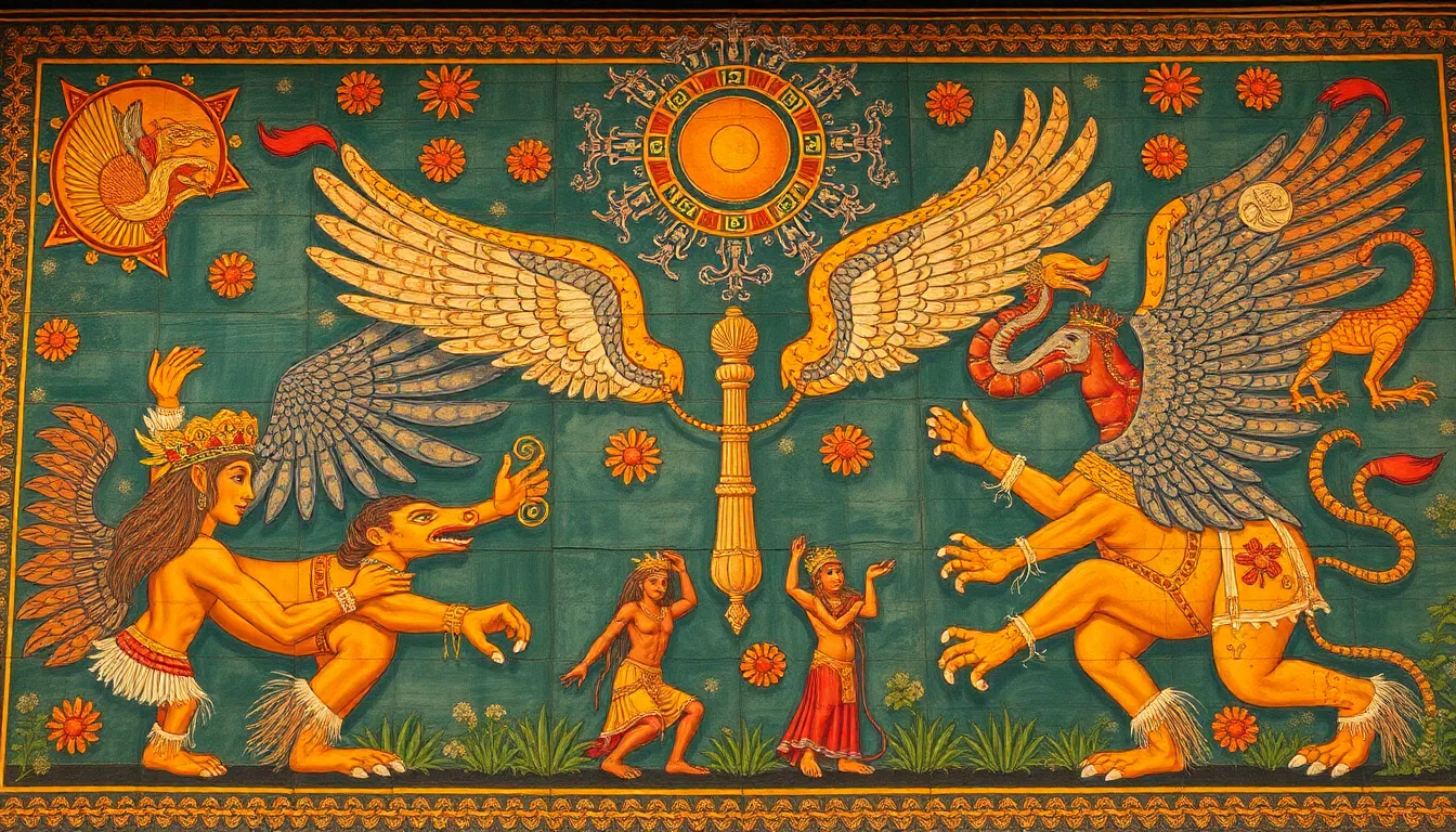 The Divine Canvas: How Murals Capture the Essence of Myth - Mayan Mythology