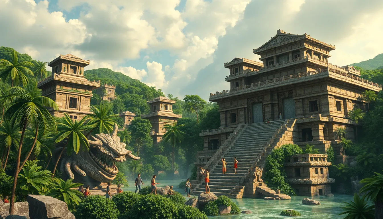 The Cycle of Seasons: Legends of Change in Palenque - Mayan Mythology